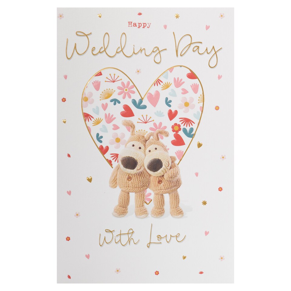 UK Greetings Wedding Card Happy Wedding Day With Love - Tesco Groceries