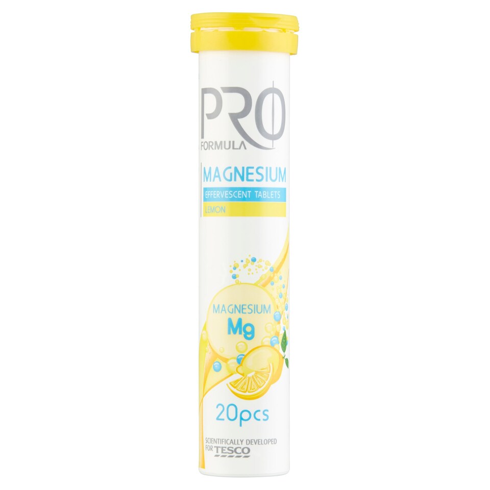 Tesco Pro Formula citromíz& pezsg&tabletta magnéziummal 20 db 80 g ...