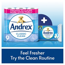 Andrex Classic Clean Toilet Paper 18 Rolls - Tesco Groceries