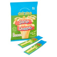 Dairylea Strip Cheese 8 Pack 168G - Tesco Groceries