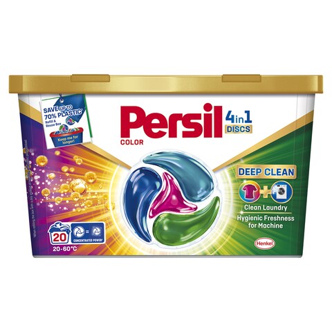 Persil Discs Color Tablet Detergent for Colored Clothes 20 Washes 330 g ...