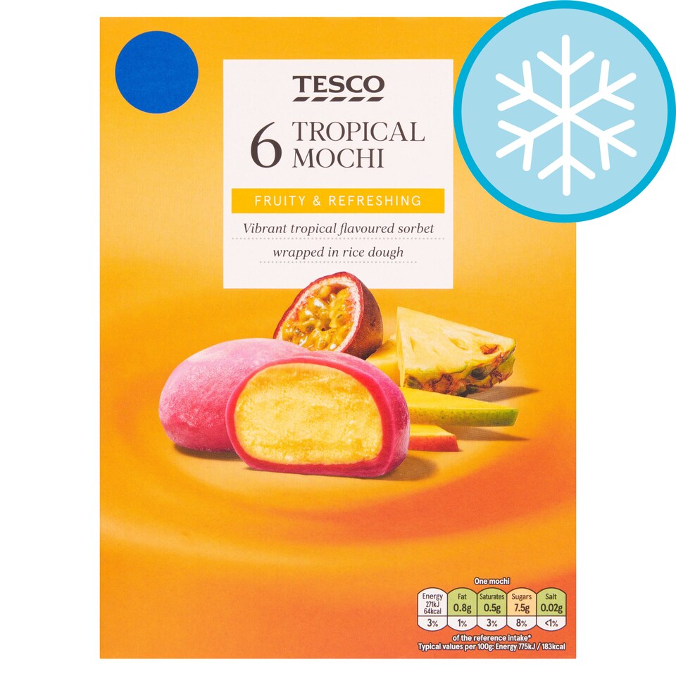 Tesco 6 Tropical Mochi 210g - Tesco Groceries