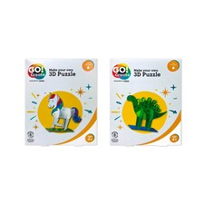 Go Create Make Your Own 3D Puzzles Assorted Unicorn/Dino - Tesco Groceries