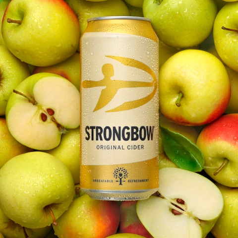 Strongbow Original Cider Can 18x440ml - Tesco Groceries