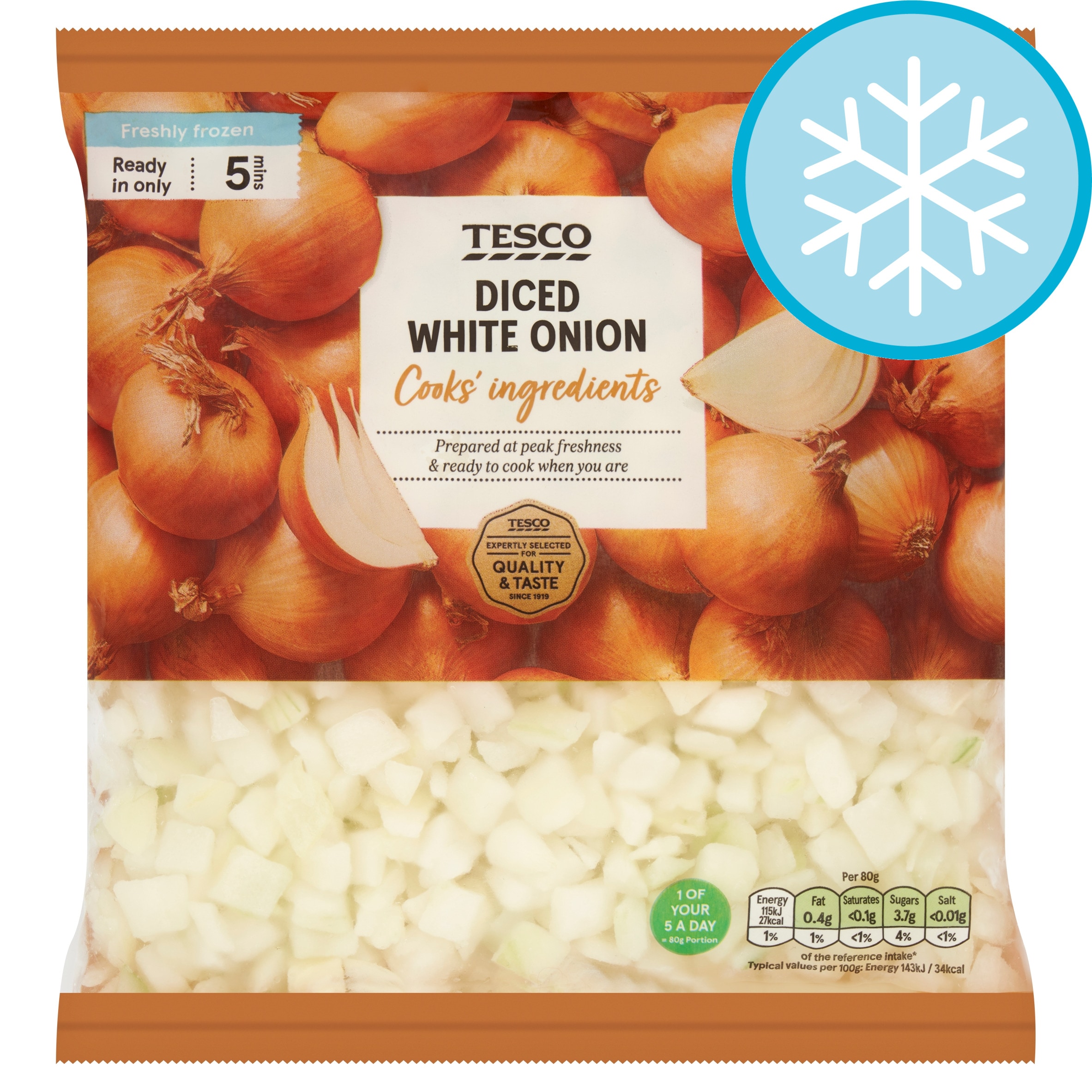 Tesco Frozen Diced Onions 500G - Tesco Groceries