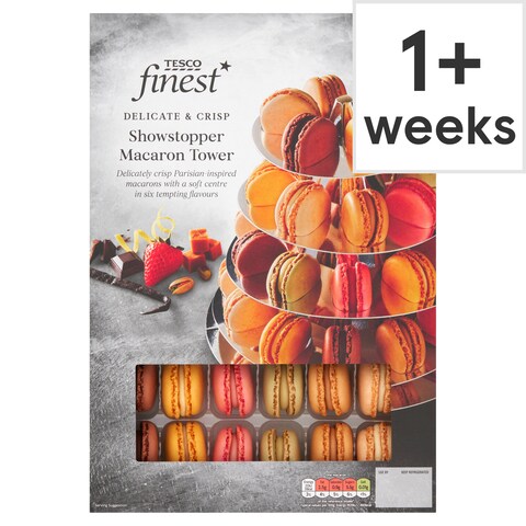 Tesco Finest Showstopper Macaron Tower 396g - Tesco Groceries