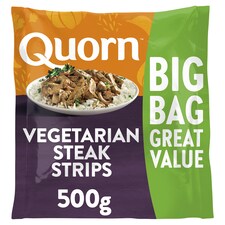 Quorn Vegetarian Steak Strips 500G - Tesco Groceries