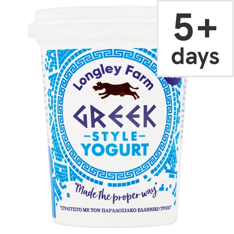 Longley Farm Greek Style Natural Yogurt 450g - Tesco Groceries