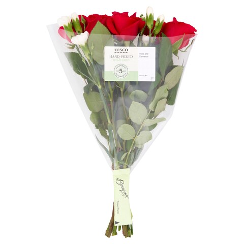 Tesco Rose & Carnation Bouquet - Tesco Groceries