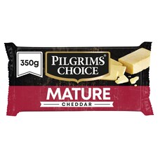 Pilgrims Choice Mature Cheddar Cheese 350 G - Tesco Groceries