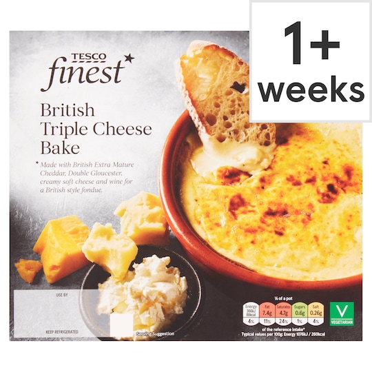 Tesco Finest British Triple Cheese Bake 300G - Tesco Groceries