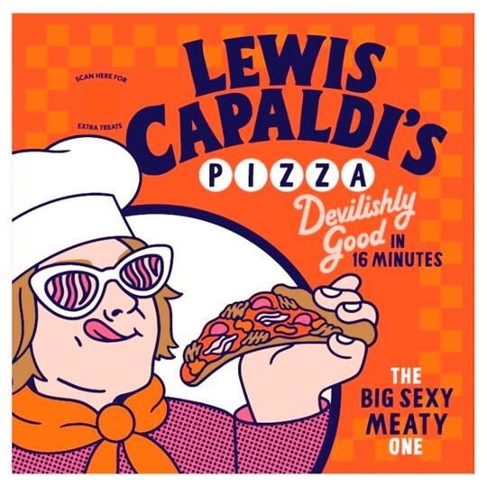 Lewis Capaldi Big Sexy Meaty One Pizza 507g Tesco Groceries