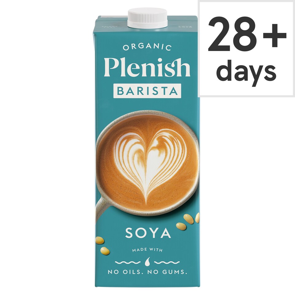 Plenish Organic Barista Soya 1L - Tesco Groceries