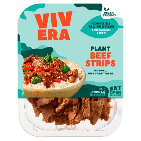 Vivera Plant Beef Strips 175g - Tesco Groceries