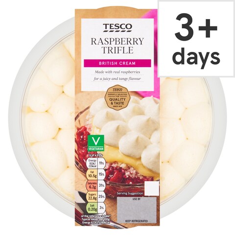 Tesco Raspberry Trifle 600g - Tesco Groceries