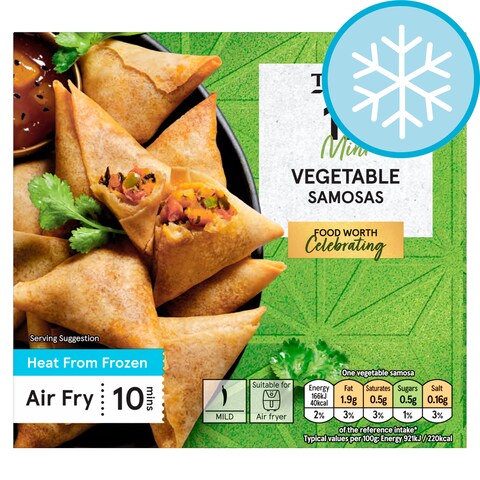 Tesco Frozen Mini Vegetable Spring Rolls 12 Pack 216g - Tesco Groceries