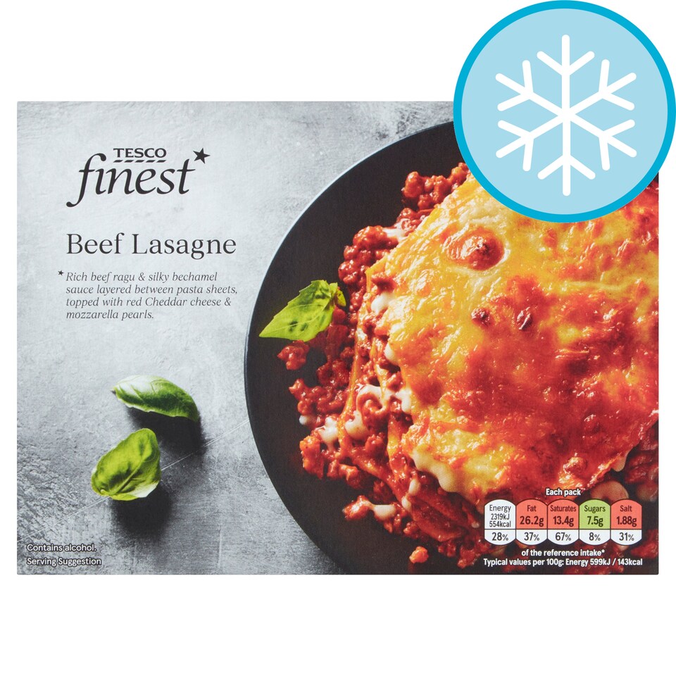 Tesco Finest Beef Lasagne 400g - Tesco Groceries