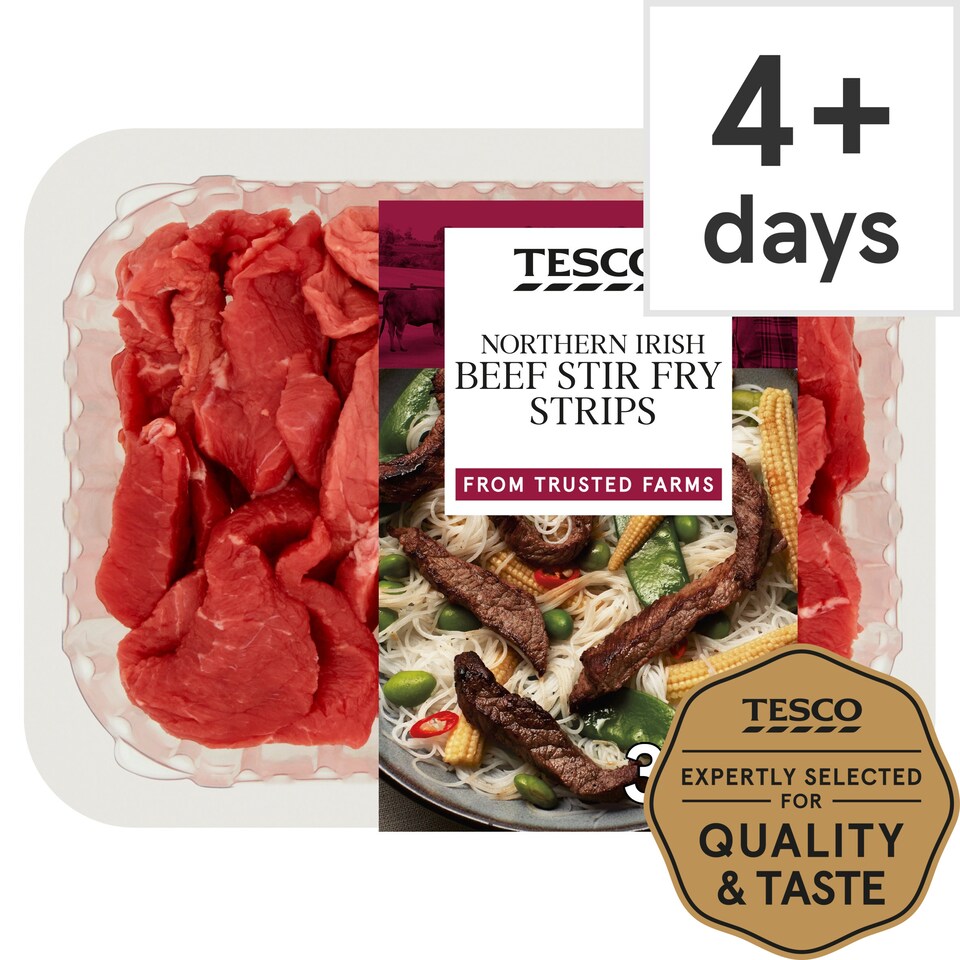 Tesco Beef Stir Fry Strips 357G - Tesco Groceries