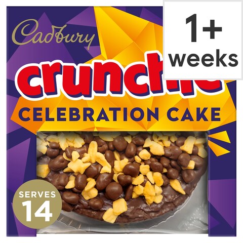 Cadbury Crunchie Celebration Cake with Honeycomb - Tesco Groceries
