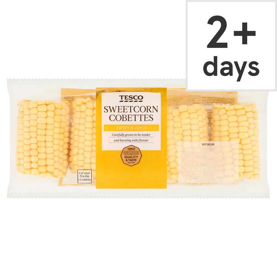 Tesco Sweetcorn Cobettes 4 Pack - Tesco Groceries