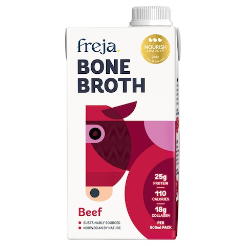 Freja Beef Bone Broth 500ml - Tesco Groceries