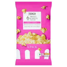 Tesco Sweet & Salted Popcorn 6X14g - Tesco Groceries