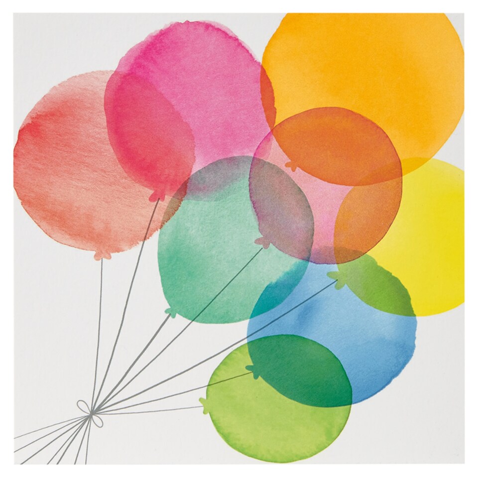 Camden Graphics Blank Card Balloons - Tesco Groceries