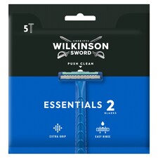 Wilkinson Sword Essentials 2 Blades Razor 5 pcs - Tesco Groceries
