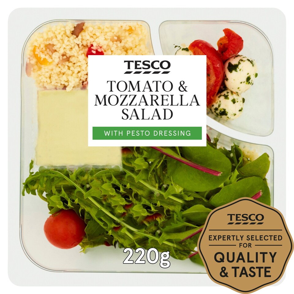Tesco Tomato & Mozzarella Salad Bowl 220G - Tesco Groceries
