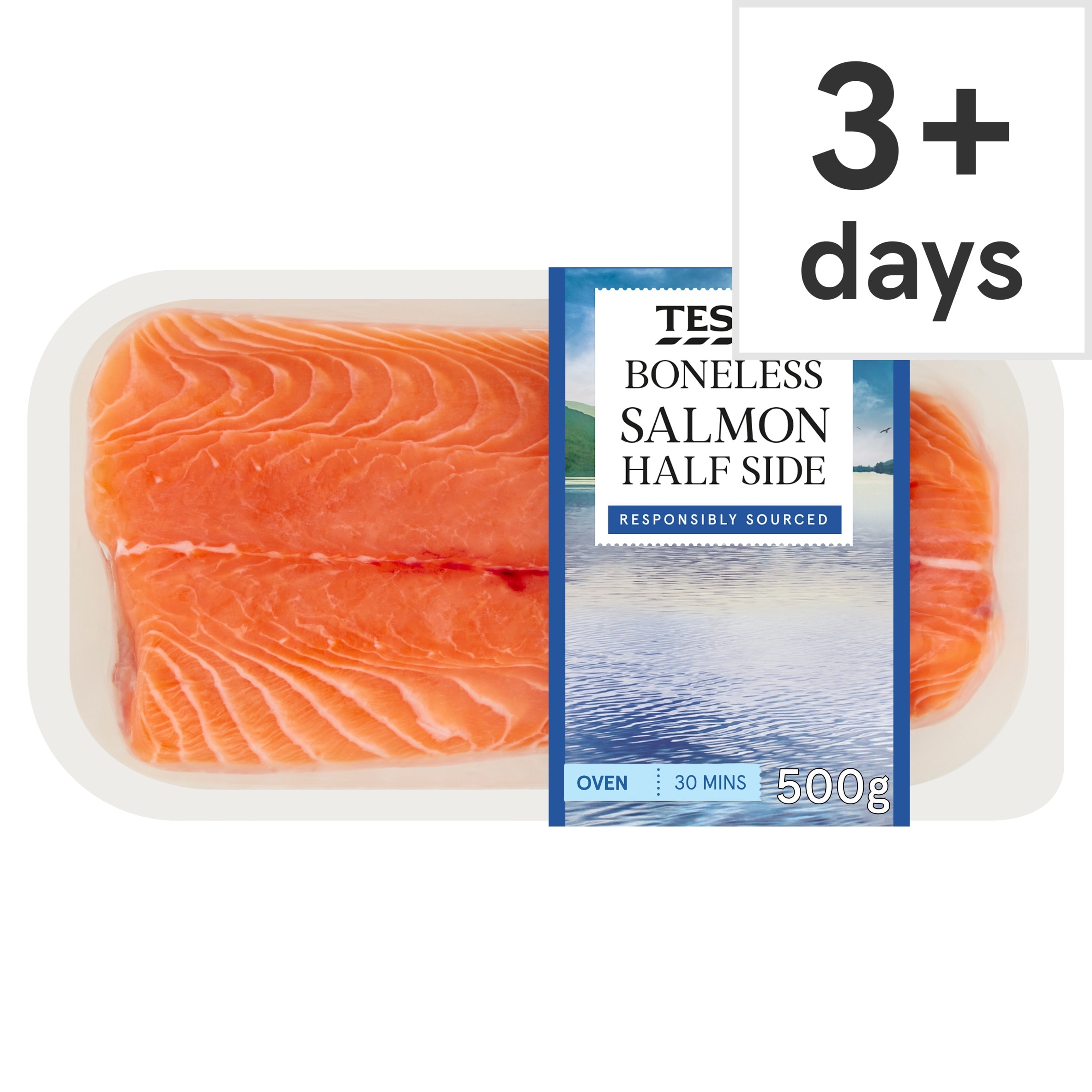 Tesco Boneless Salmon Half Side 500g - Tesco Groceries