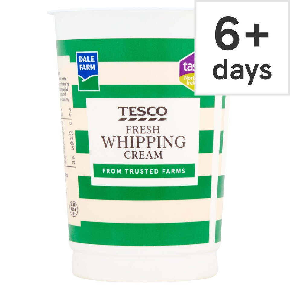 Tesco British Whipping Cream 500Ml - Tesco Groceries