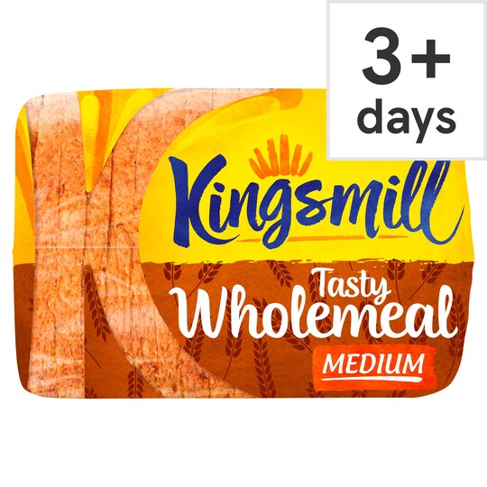 Kingsmill Tasty Wholemeal Medium Bread 800G - Tesco Groceries