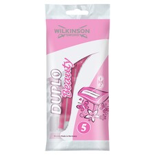 Wilkinson Sword Duplo Beauty Disposable Razors 5 pcs - Tesco Groceries