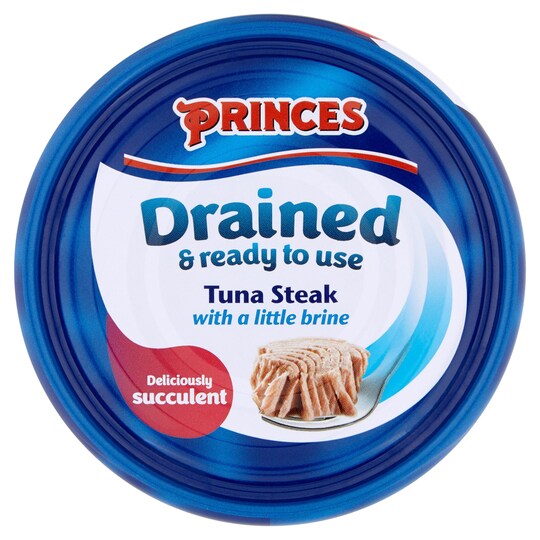Princes Drained Tuna Steak In Brine 120g - Tesco Groceries