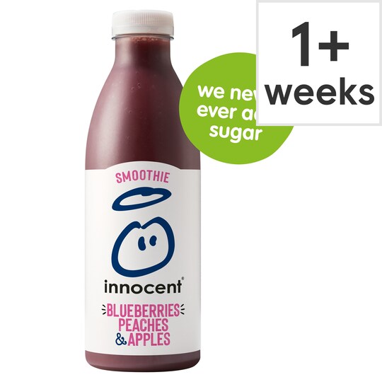 Innocent Blueberries Peach & Apple Smoothie 750 Ml - Tesco Groceries