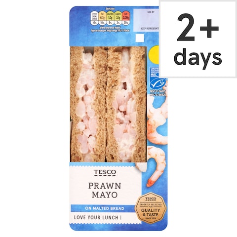 Tesco Prawn Mayonnaise Sandwich - Tesco Groceries