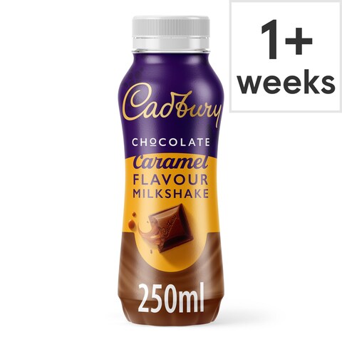 Cadbury Chocolate Caramel Flavour Milkshake 250ml - Tesco Groceries