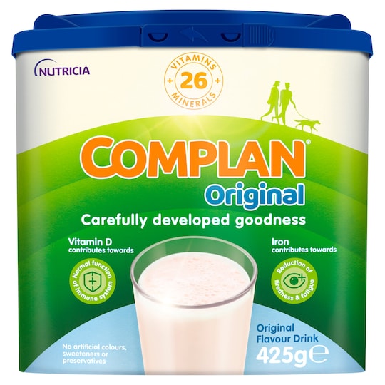 Complan Nutritional Drink Original 425G - Tesco Groceries