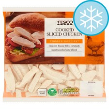 Tesco Cooked Sliced Chicken 340G - Tesco Groceries