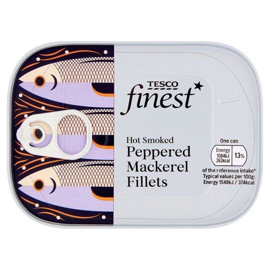 Tesco Finest Mackerel With Black Pepper 110g Tesco Groceries