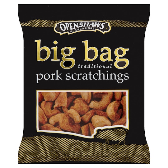 Openshaws Big Bag Pork Scratchings 75g - Tesco Groceries