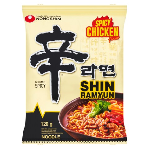 Nongshim Shin Ramyun Spicy Chicken Flavour 120g - Tesco Groceries
