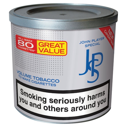 JPS Silver Make Your Own Round Can 50G - Tesco Groceries