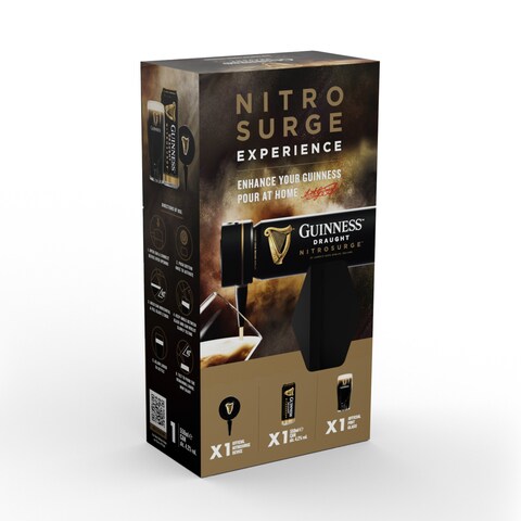 Guinness Nitrosurge Device With 558ml Can And Pint Glass Gift Set ...