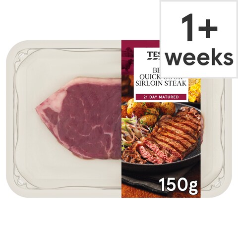 Tesco Quick Cook Sirloin Beef Steak 150g - Tesco Groceries