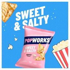 Popworks Sweet & Salty Popped Crisps 28G - Tesco Groceries