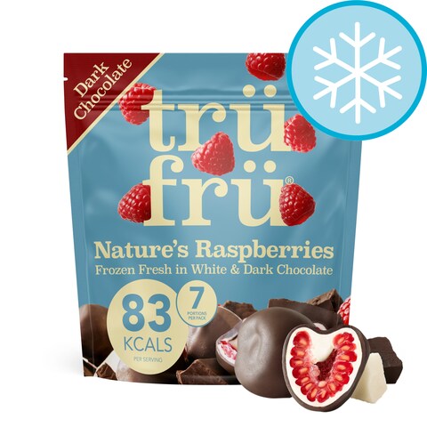 tru fru Raspberry White & Dark Chocolate 200g - Tesco Groceries