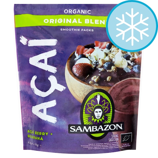 Sambazon Acai Superfruit Pack 4x100g - Tesco Groceries