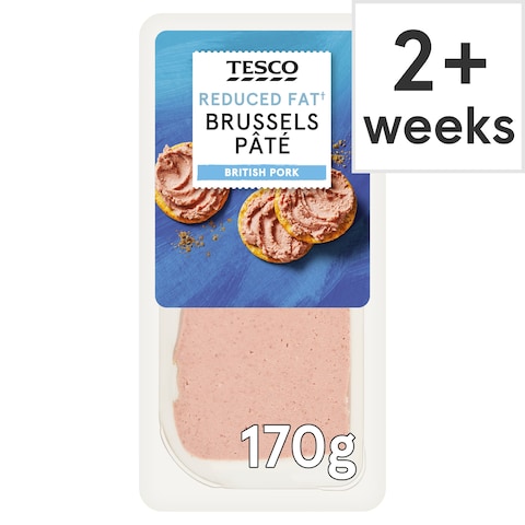 Tesco Reduced Fat Brussels Pate 170g - Tesco Groceries