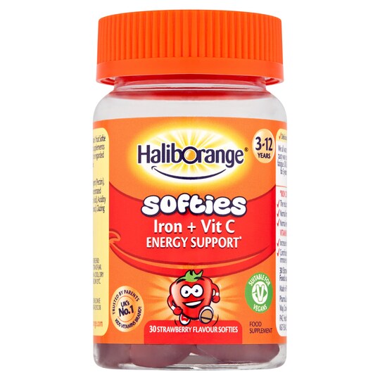 Haliborange Iron & Vitamin C Strawberry X30 - Tesco Groceries